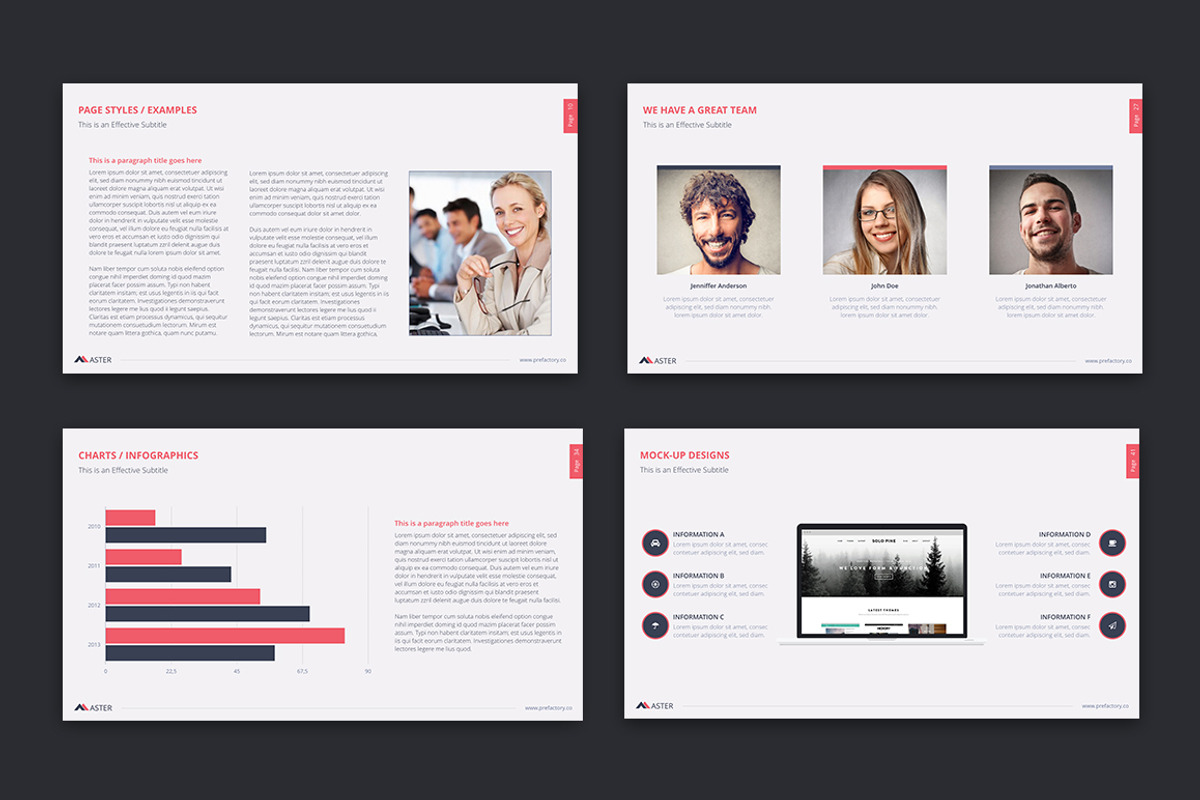 Master Powerpoint Template, a Presentation Template by PreFactory