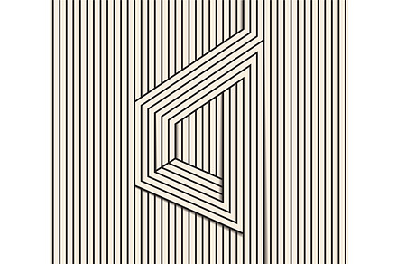 Visual illusion/line art, a Decorative Illustration by OnBlast