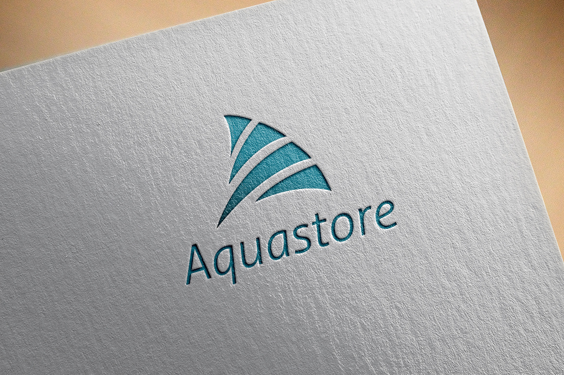 Aquastore logo template, a Branding & Logo Template by OksGraphics