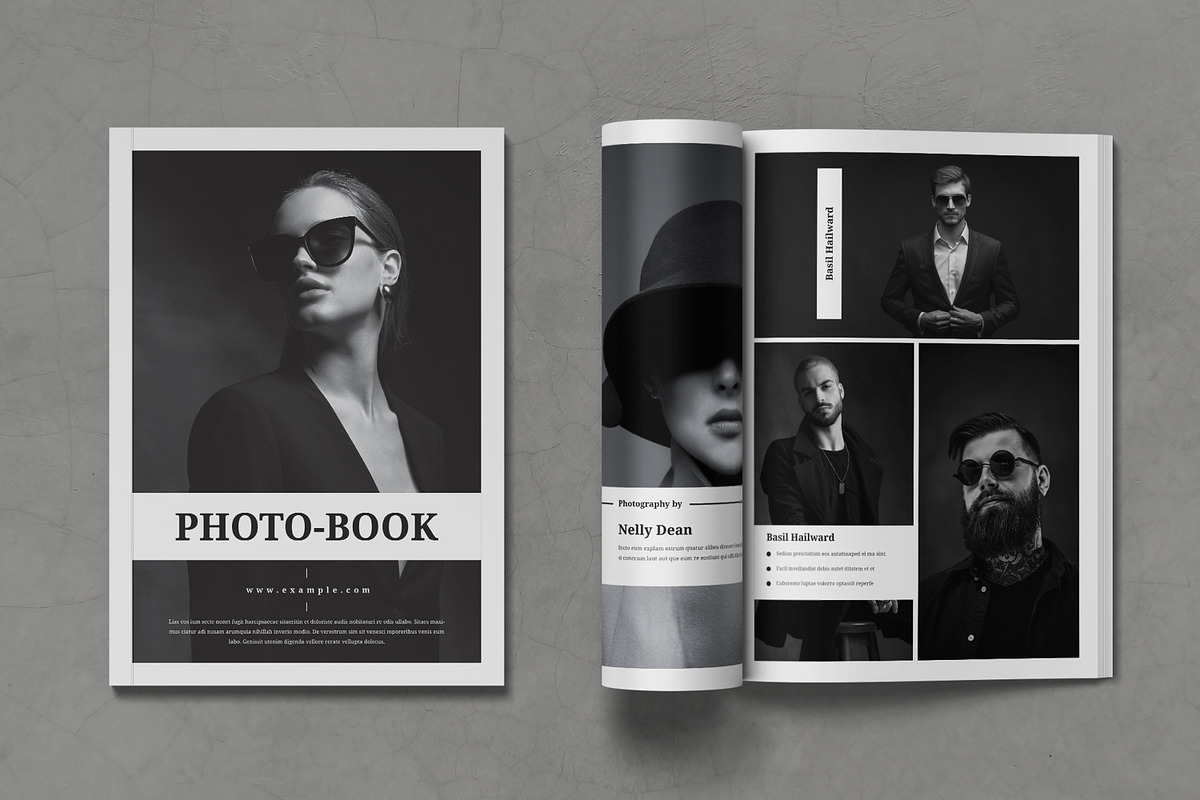 Photo Book Design Template | Creative Market