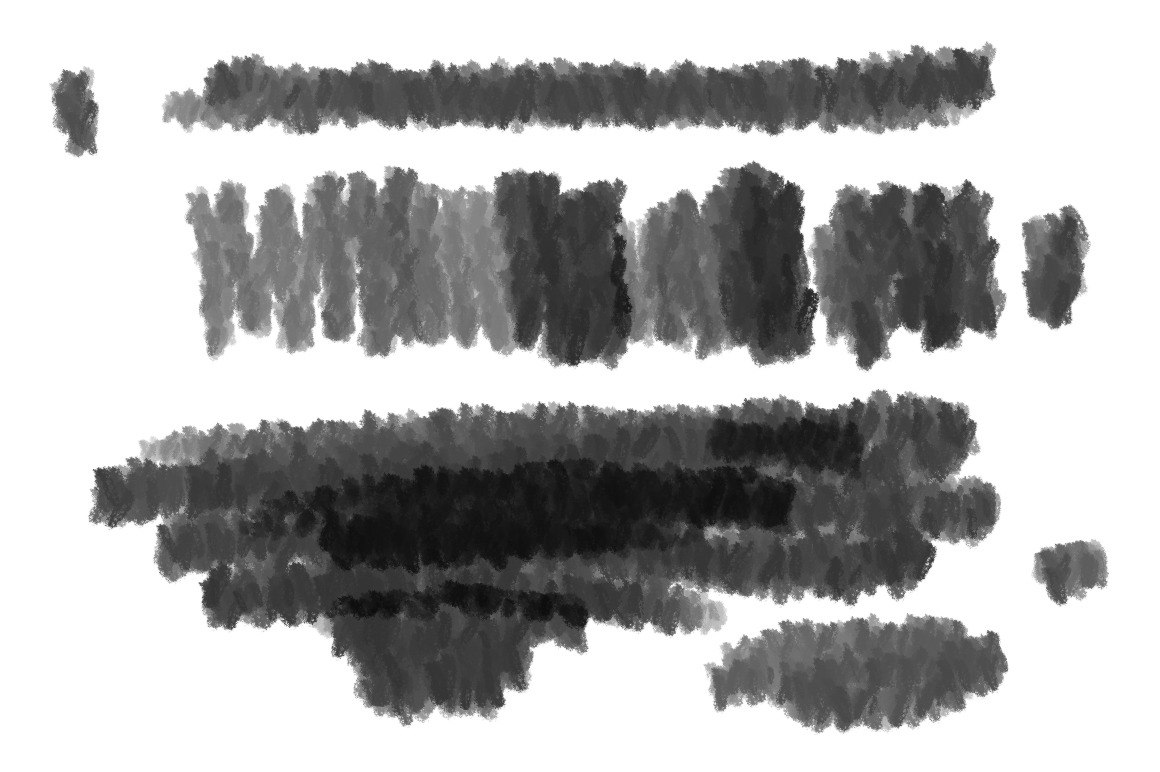 2 Crayon Brush Photoshop., a Brush Add-On by DeShoff Art