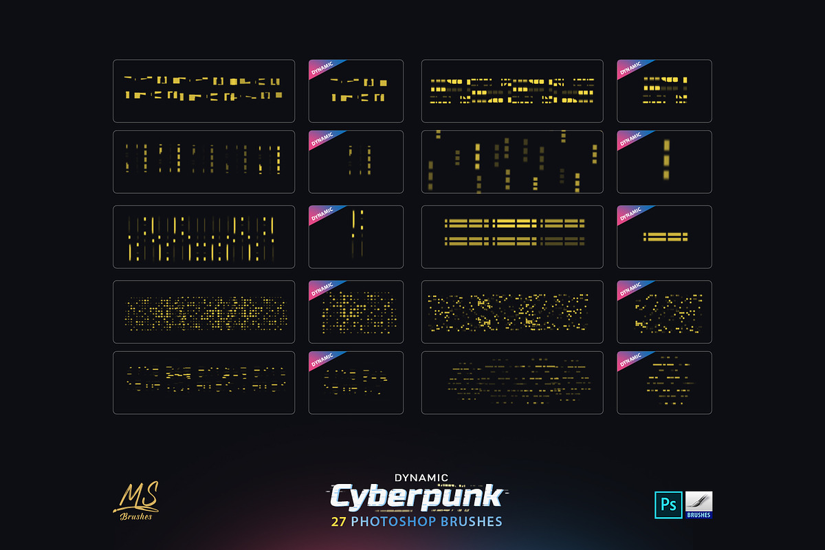 Cyberpunk Photoshop Brushes
