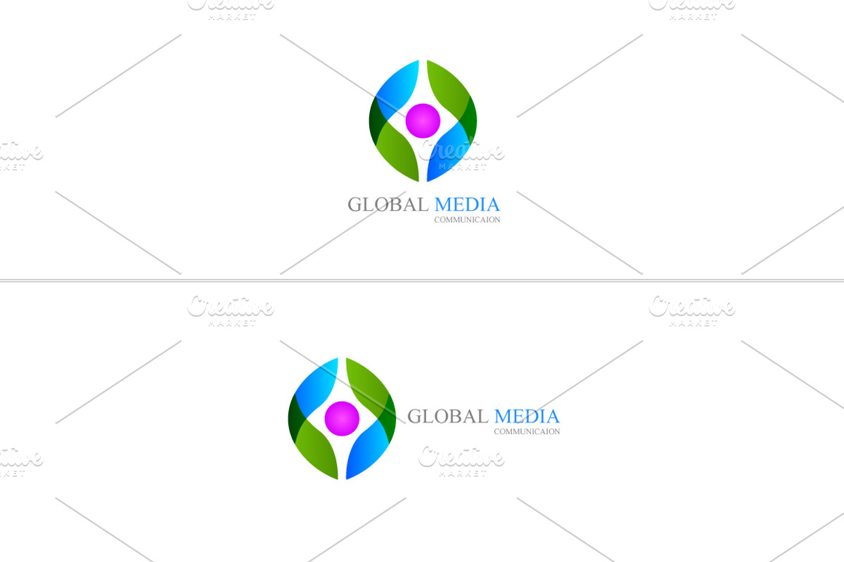 Global media Logo, a Branding & Logo Template by BdThemes