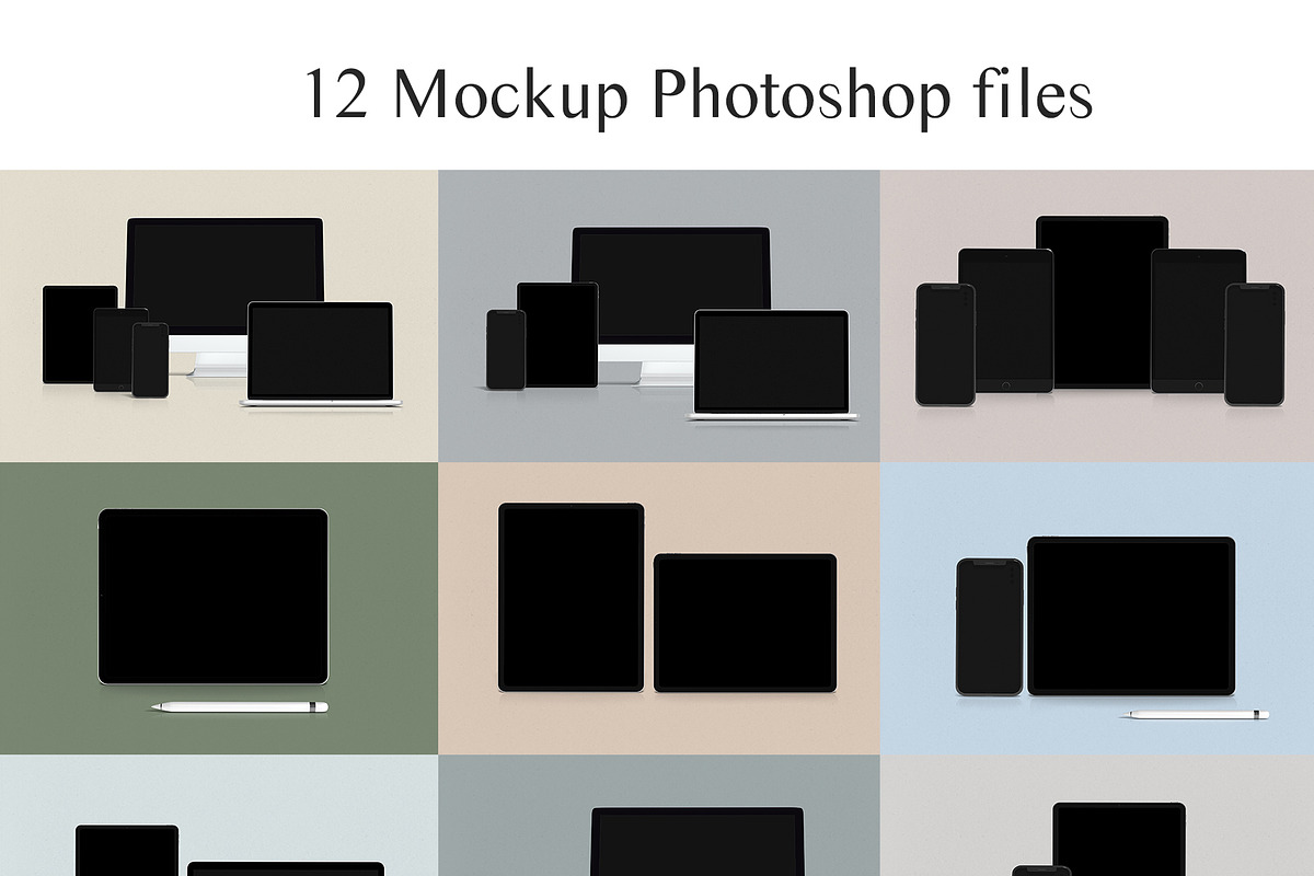 Multi Device Mockup, an iPhone Mockup by Graphicbars