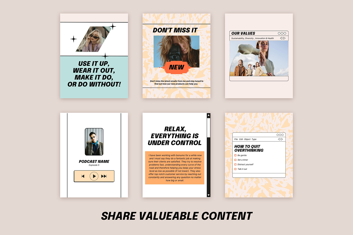 Old Computer Instagram Template