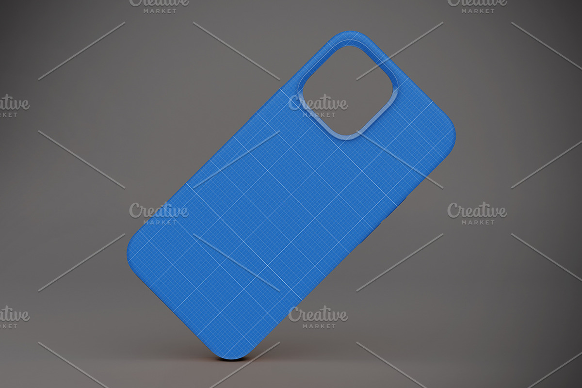 iPhone 12 Case Mockup, an iPhone Mockup by Qaleb Studio