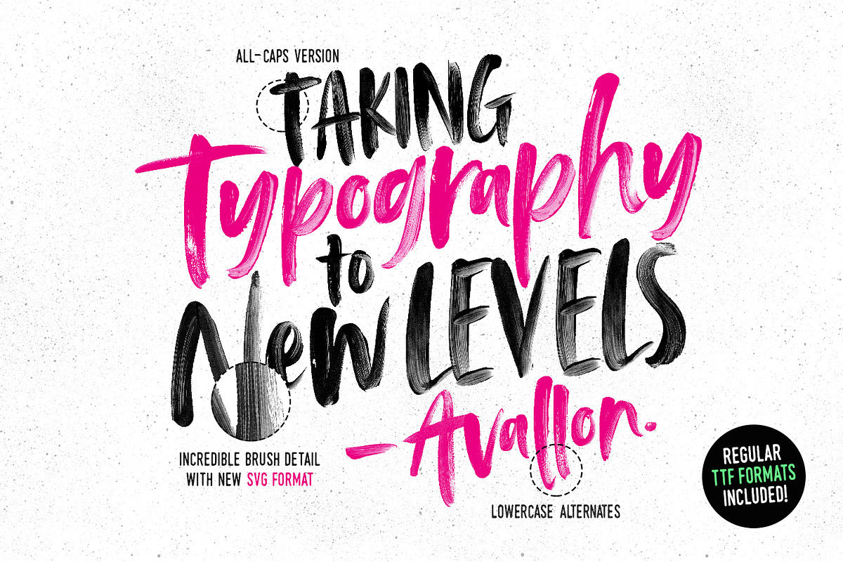 Avallon OpenType-SVG Font, a Font by Sam Parrett