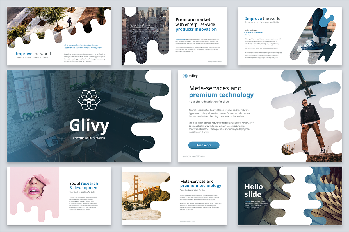 Glivy Powerpoint Template & Slides