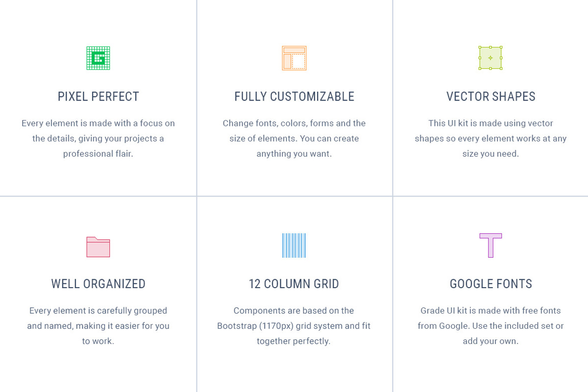 Grade UI Kit, an UI Kit Template by UI Chest