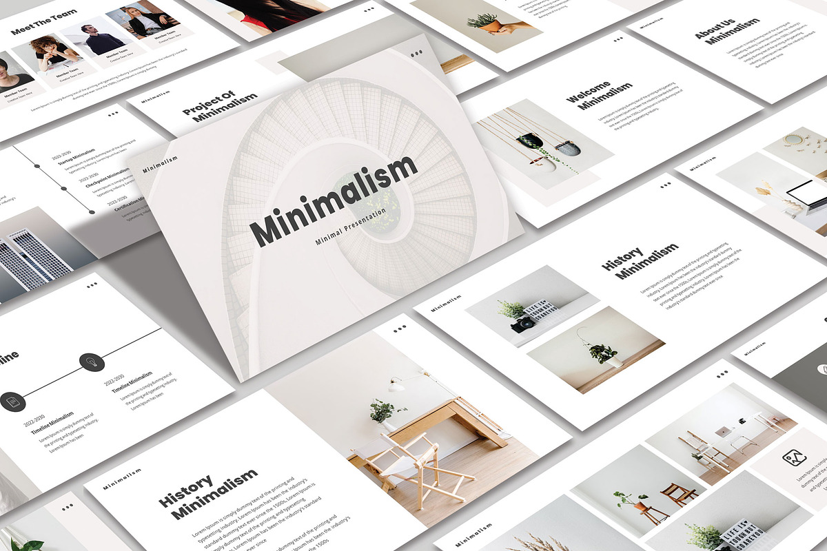 Minimalism Pptx-Key-Slide Template