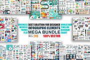 Infographic Elements Mega Bundle, a Presentation Template by alexdndz