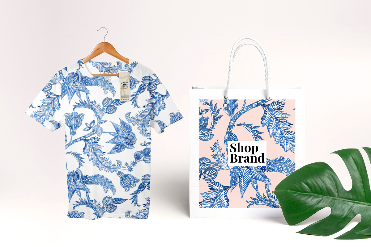 Royal Batik, Seamless Print & Motifs, a Pattern Graphic by TSTUDIO