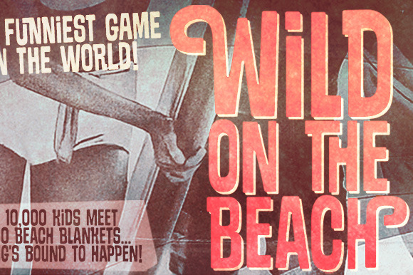 Sundowners font, with interlocks