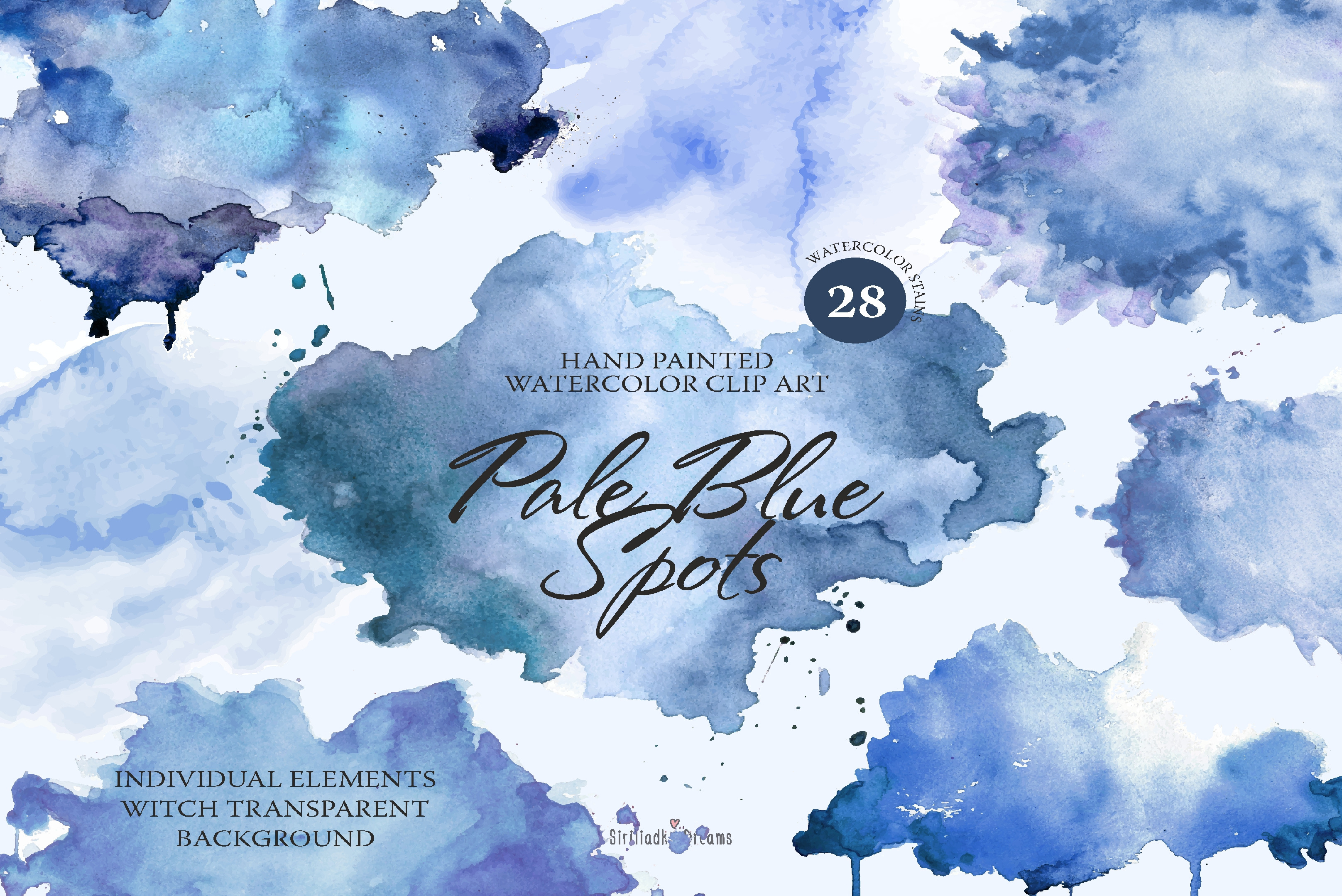 Dusty blue spots, a Texture Illustration by Siriliadka Dreams ...