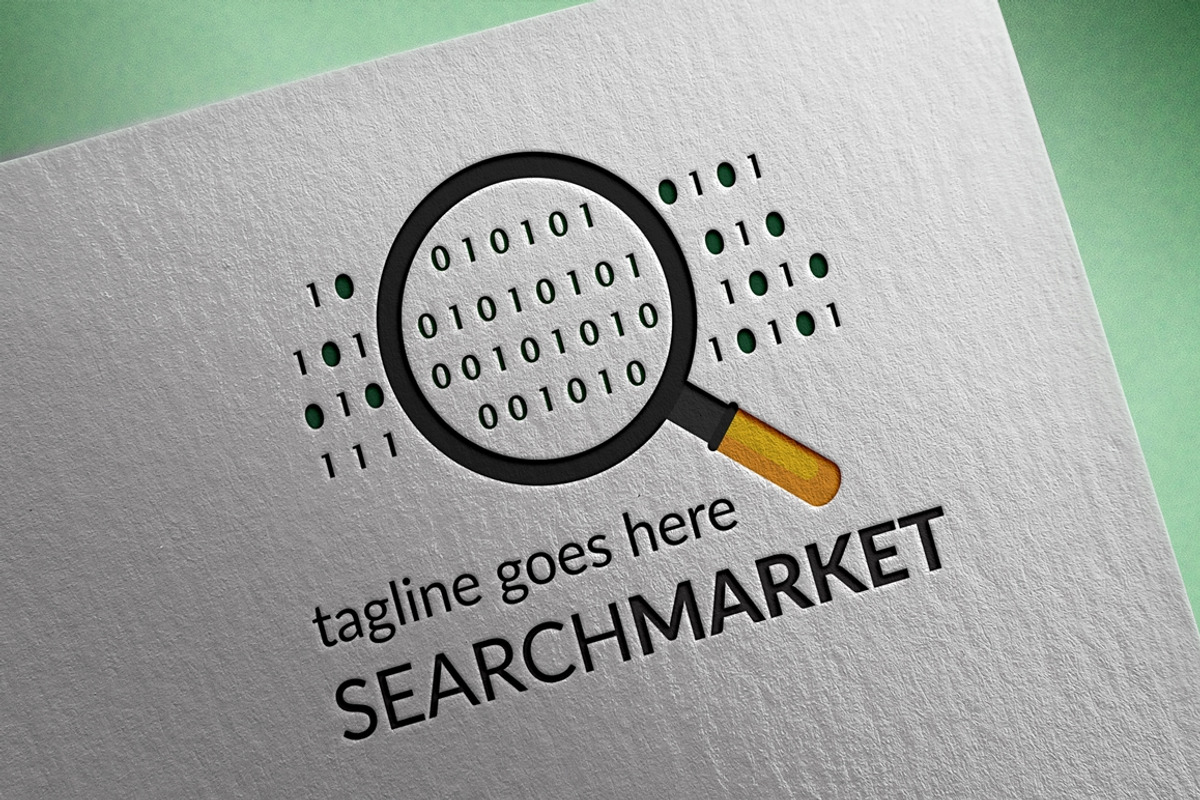 Search Market Logo, a Branding & Logo Template by Design_Planet