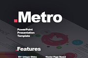 Metro presentation template, a Presentation Template by oyunerdene99