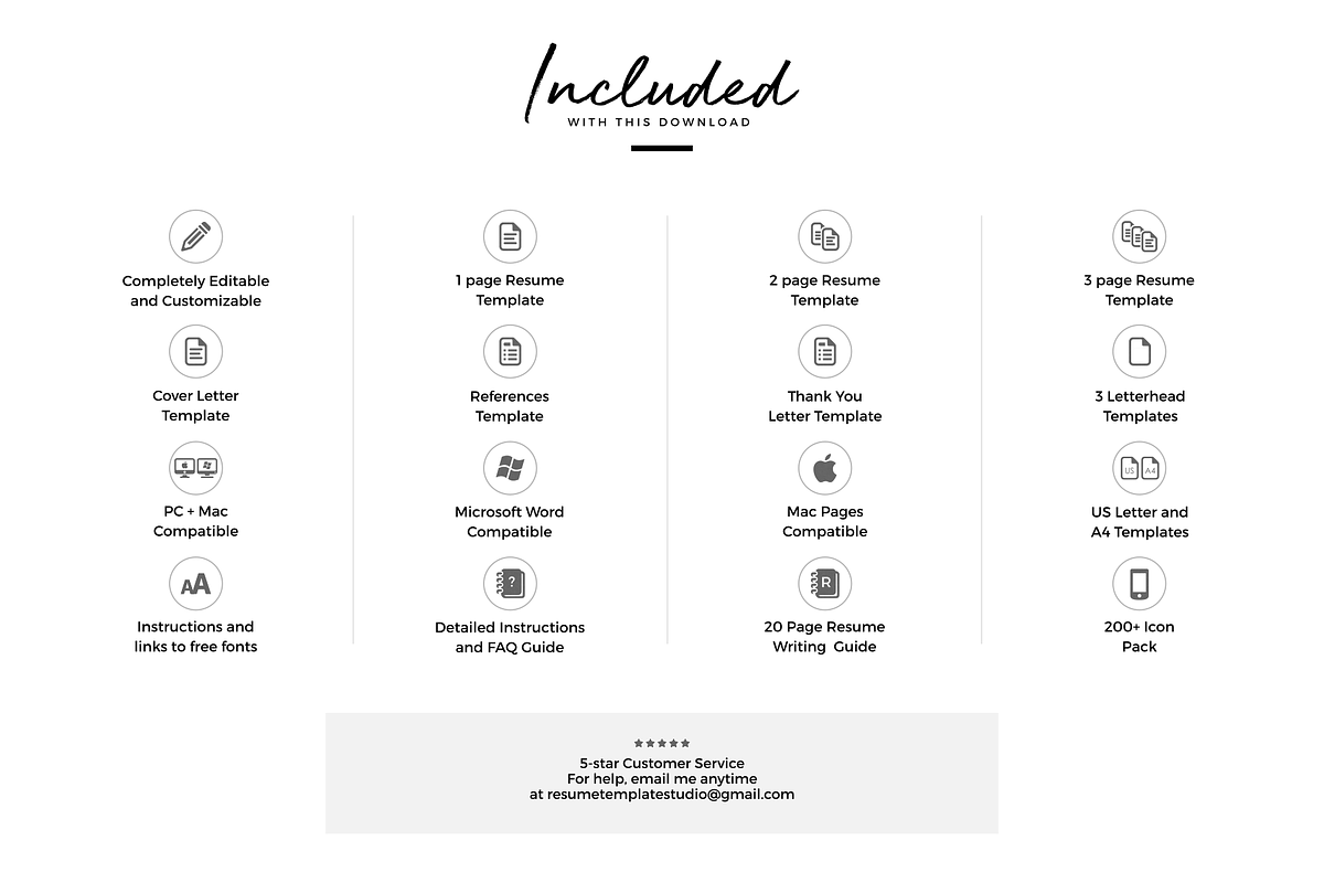 Resume Template - Elizabeth, a Resume Template by Resume Template Studio