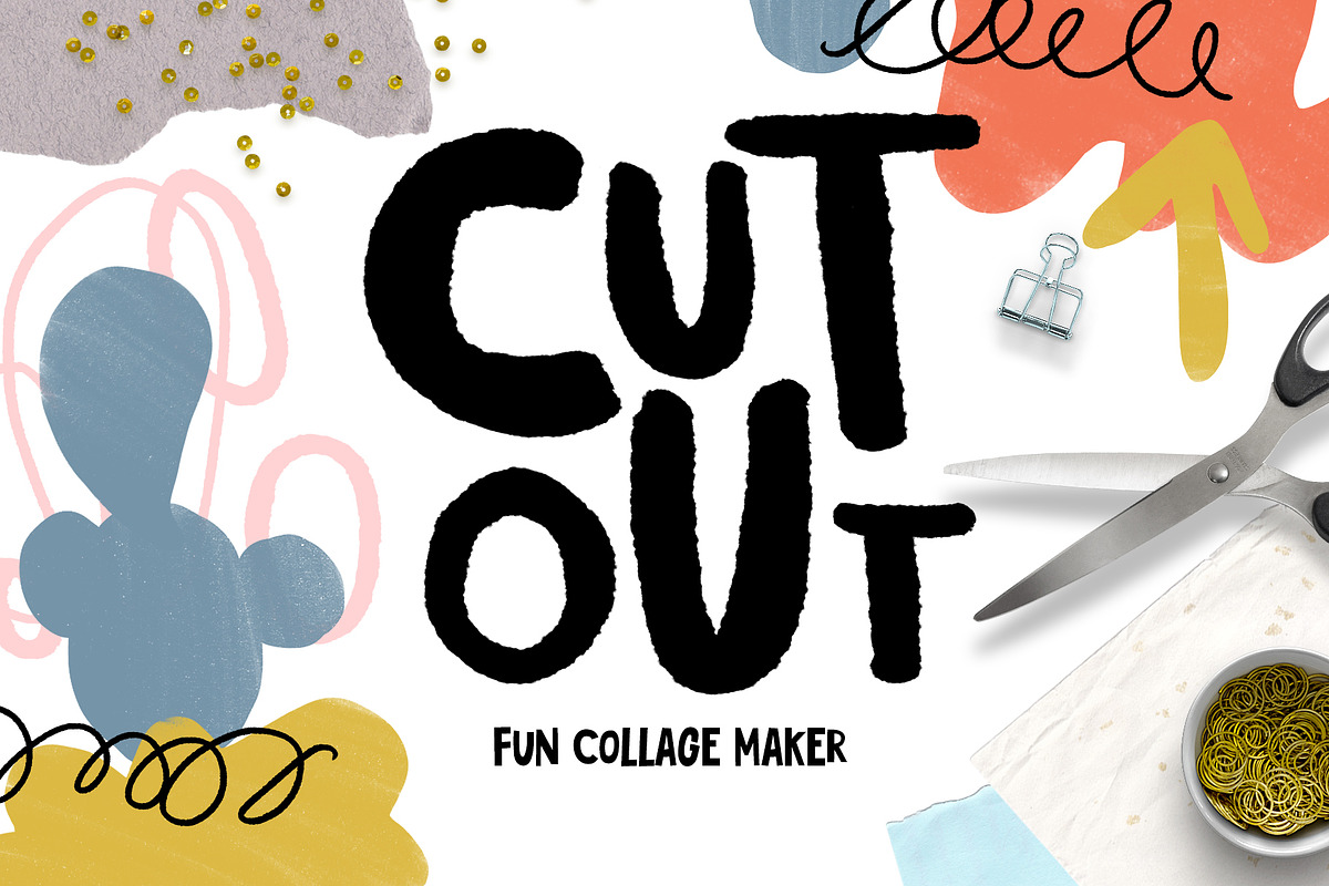 Cutout | fun collage maker, an Object Graphic by Beauty Drops