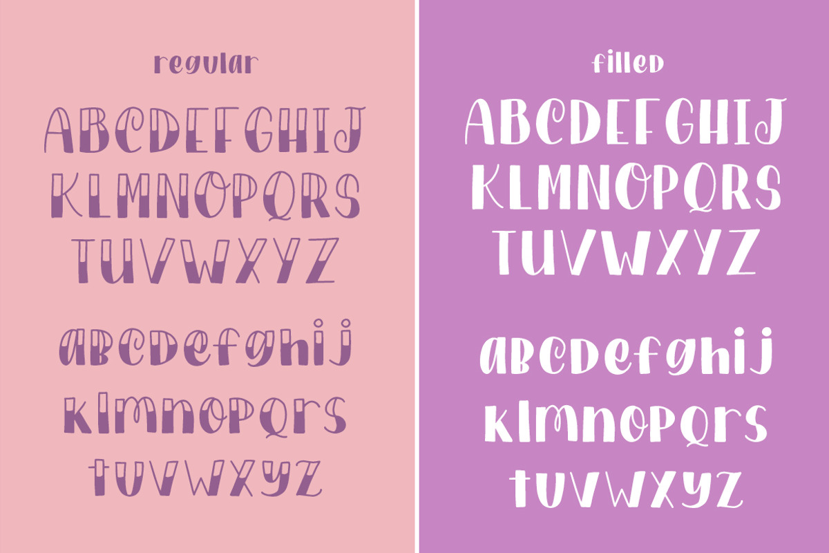 Ice Cream Sundae Font Duo, a Font by Salt & Pepper Designs