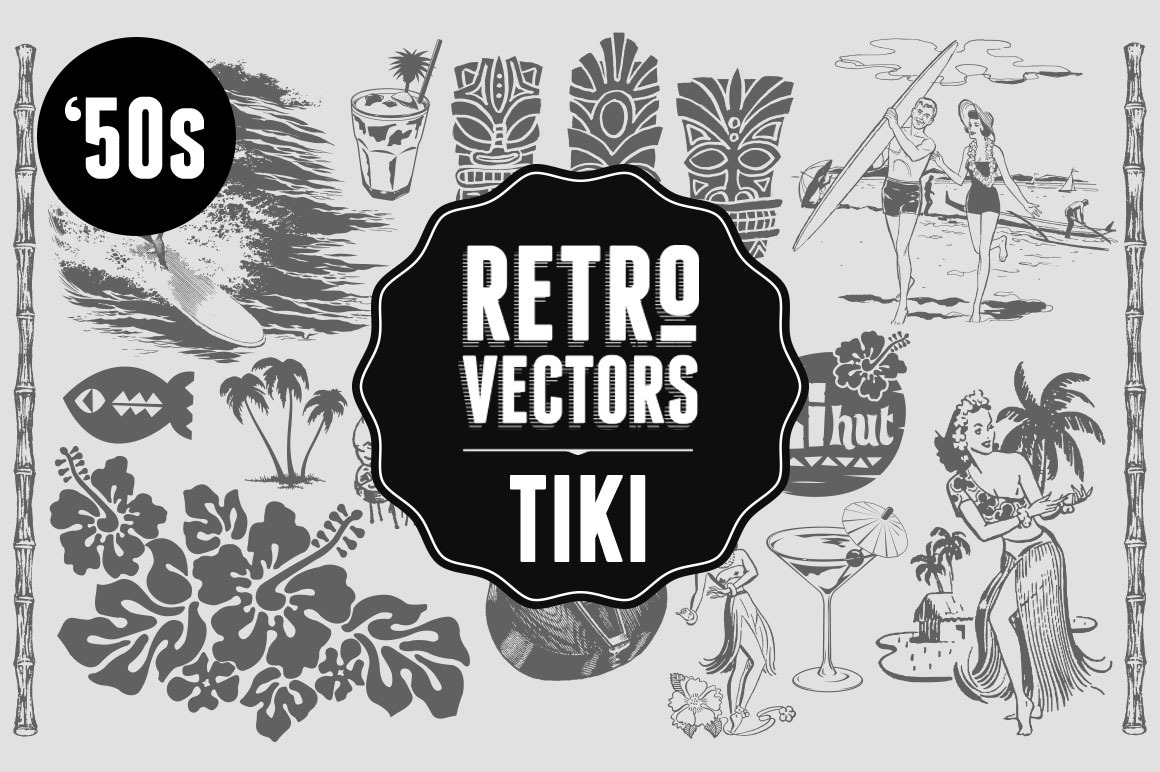 Tiki, an Illustration by Retro Vectors