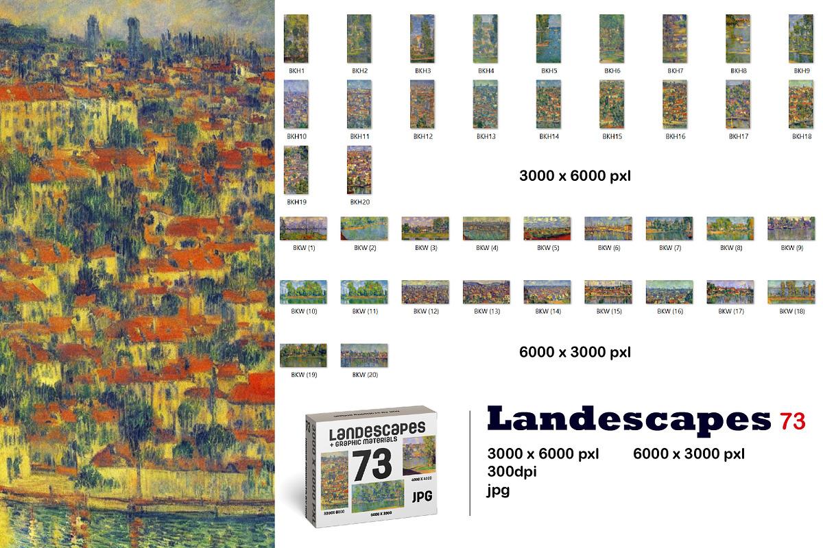 Impressionist Visuals Bundle, a Graphic by ODO Visual Shop