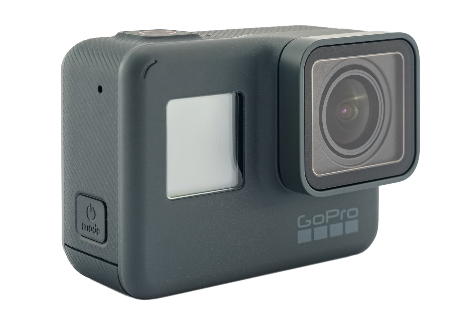 Gopro hero 6 black isolated featuring 1080p, 240 fps, and 4k, a ...