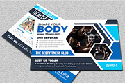 Fitness Postcards, a Card Template by AfzaalGraphics