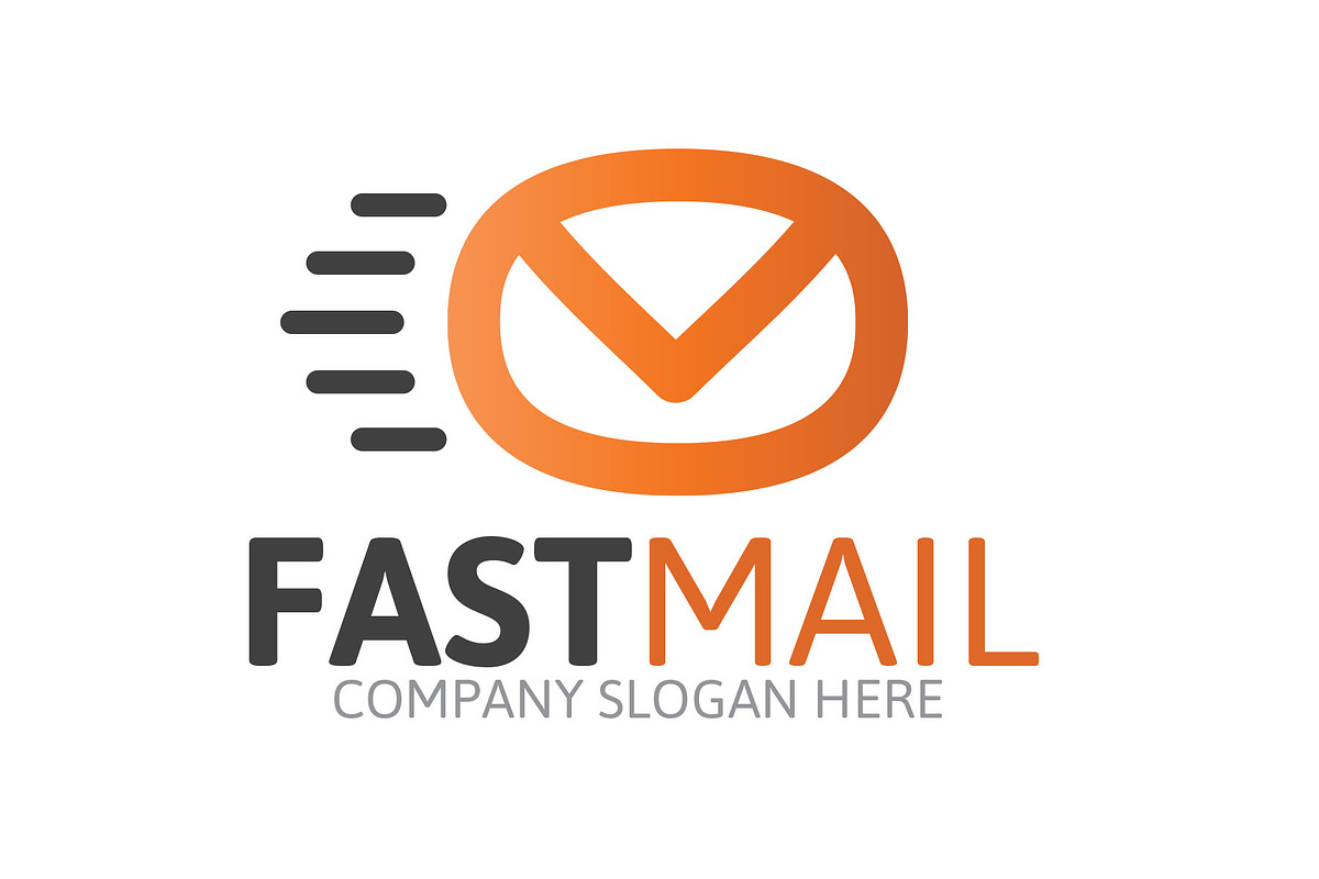 Fast Mail Logo, a Branding & Logo Template by Josuf Media | Creative Market