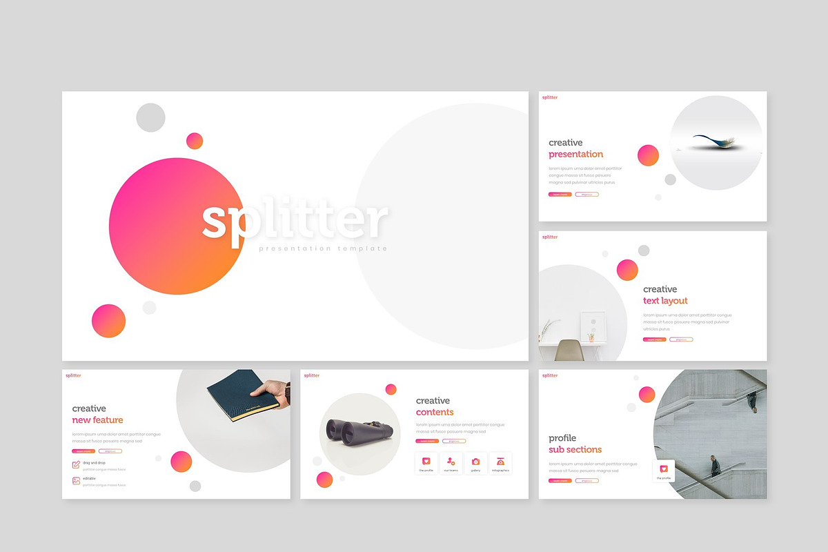 Splitter - Powerpoint Template, a Presentation Template by inspirasign ...