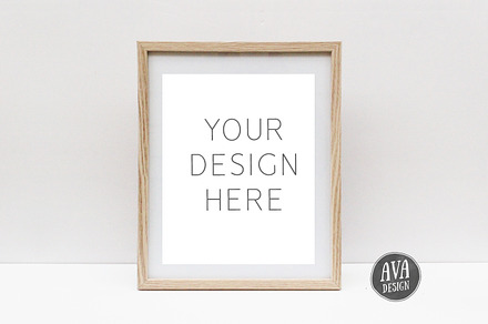 8x10 Frame Mockup, a Print Template by Ava Design