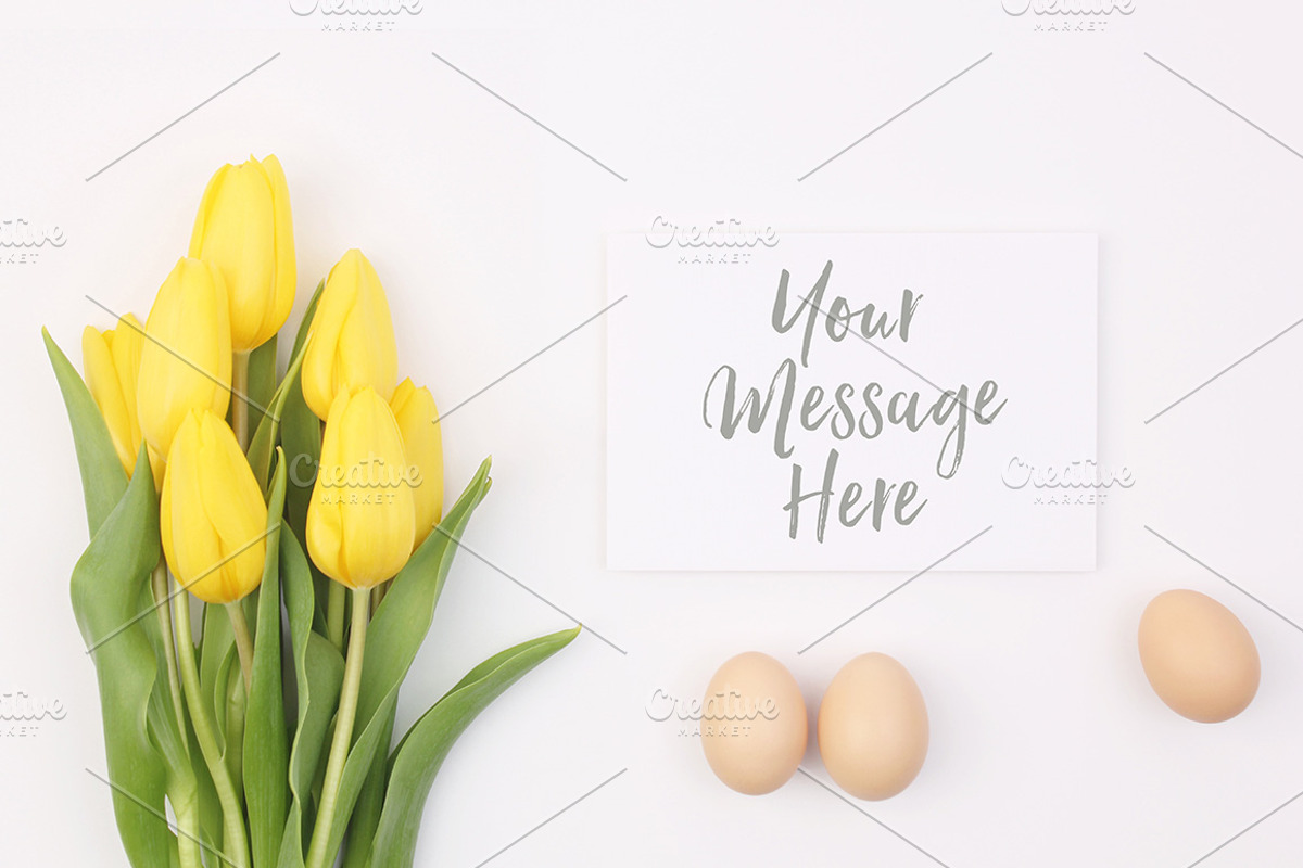 Easter styled mockup, a Mockup by Cherry Picked Photos | Creative Market