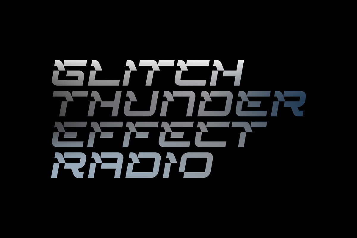 HF Uforia Futuristic Font