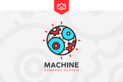 Machine Logo, a Branding & Logo Template by MAOV