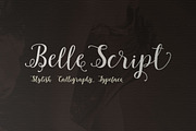 Belle Script Typeface, a Script Font by alphadesign | Creative Market