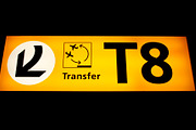 Transfer sign, a Transportation Photo by Patricia Hofmeester