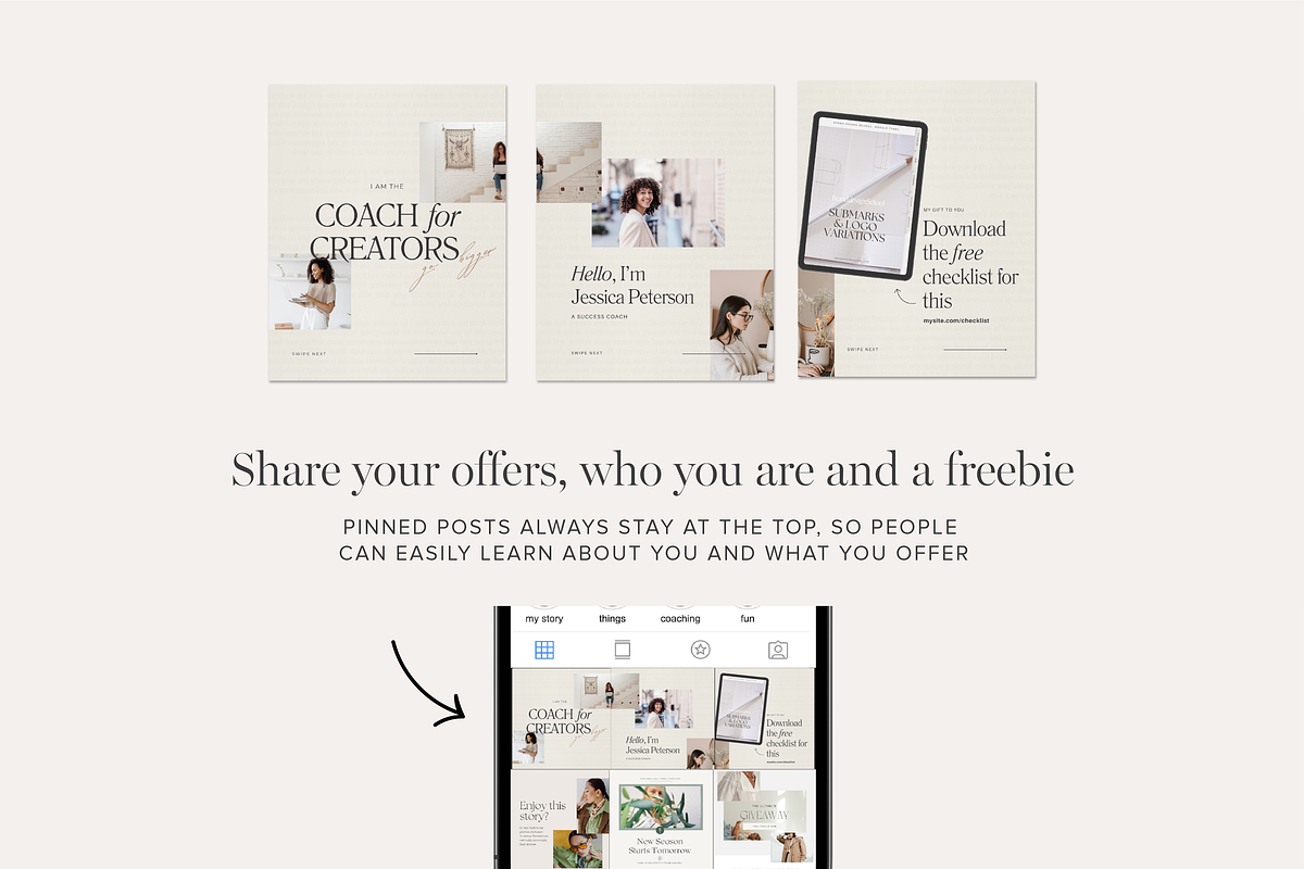 Instagram Pinned Post Carousels