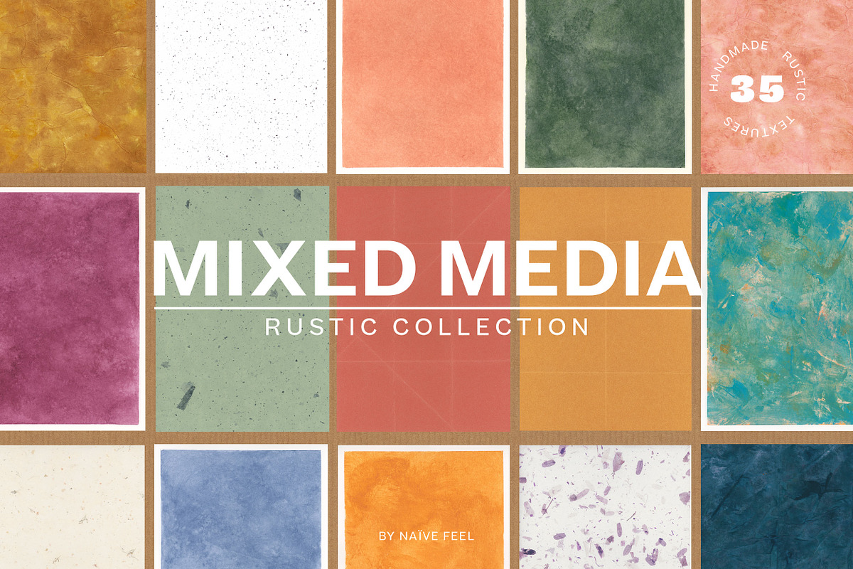 Mixed Media Textures, a Texture Graphic by Naive Feel