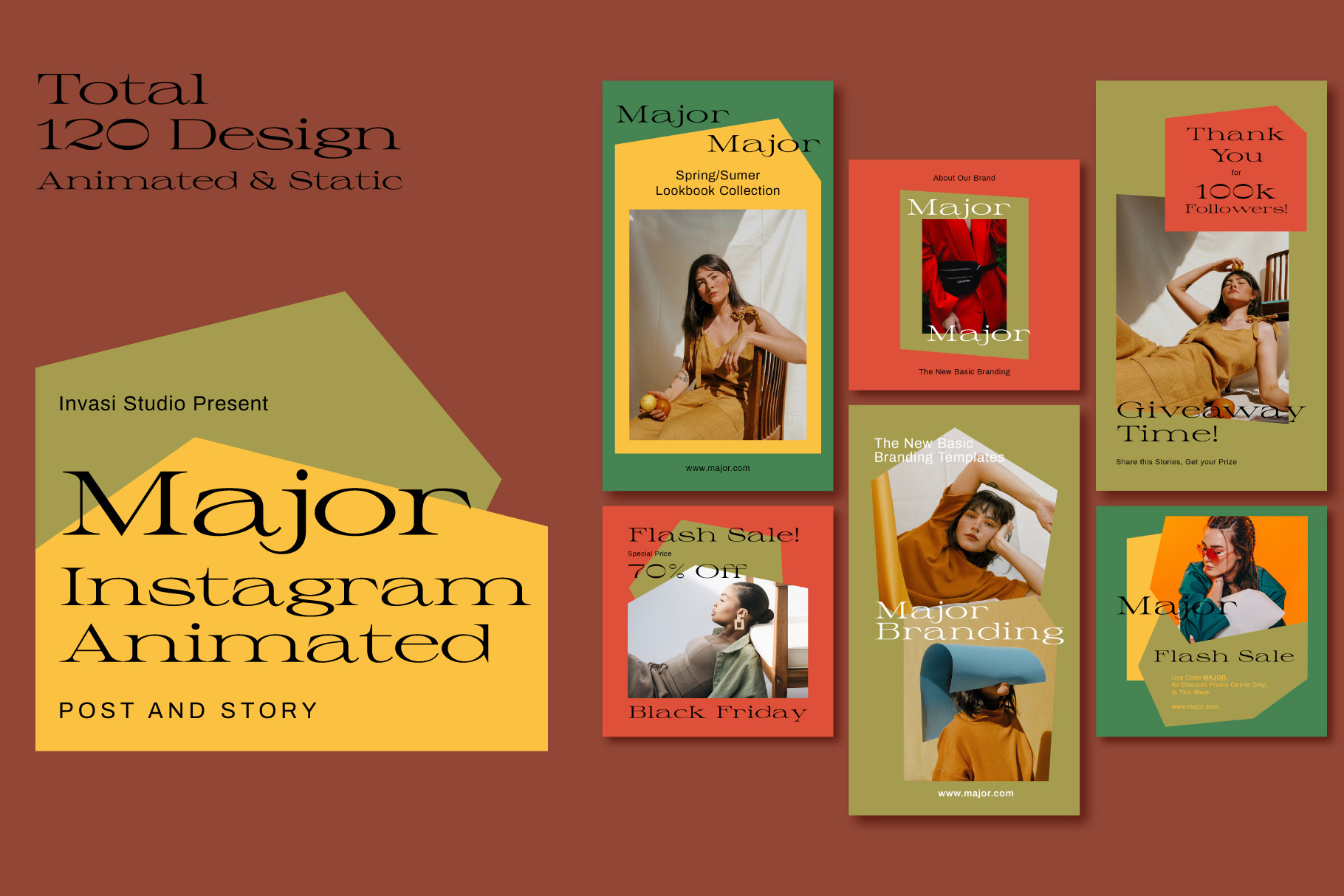 MAJOR - Instagram Animated Templates