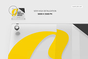 Square Glass Nameplate Mockup, a Product Mockup by Country4k