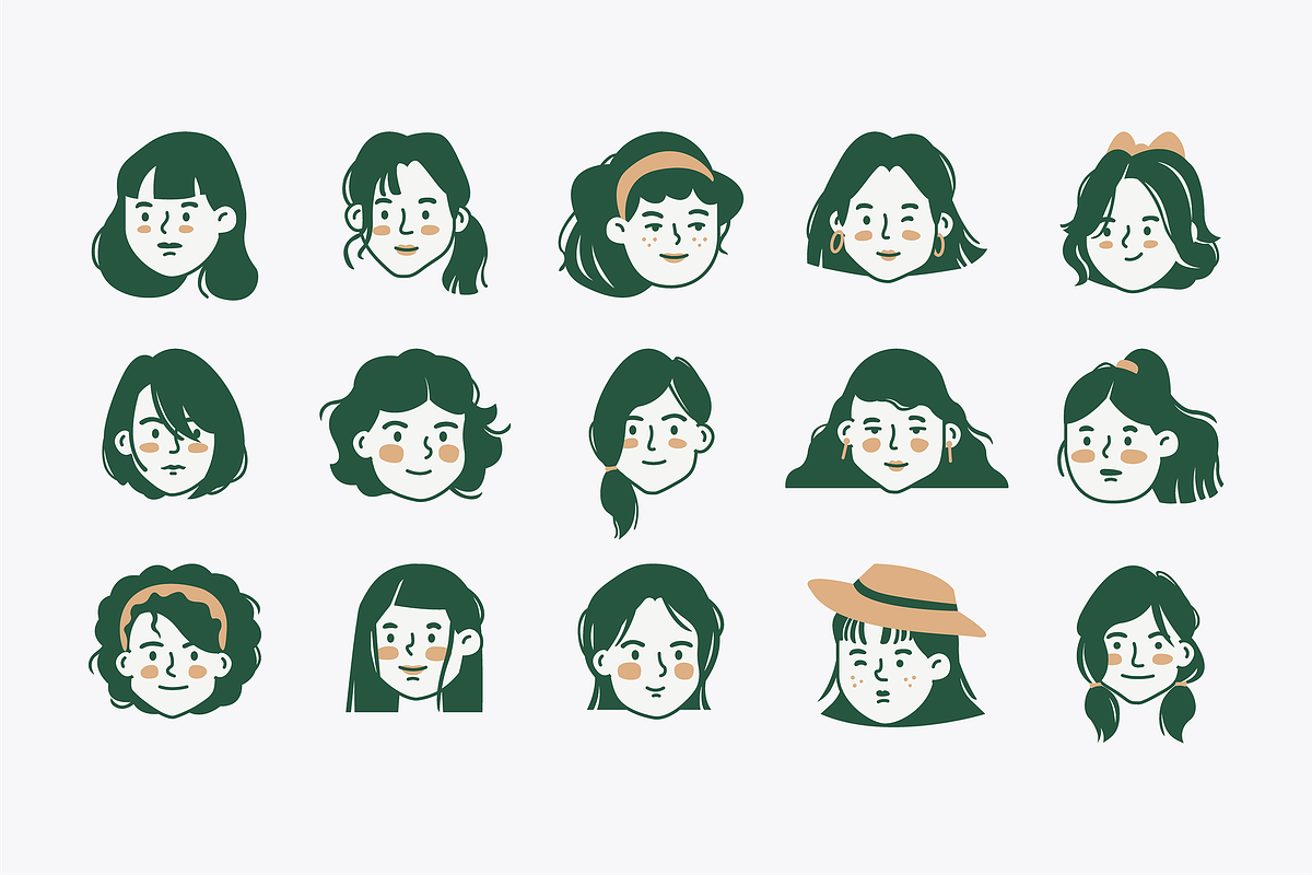 Minimal Face Illustration