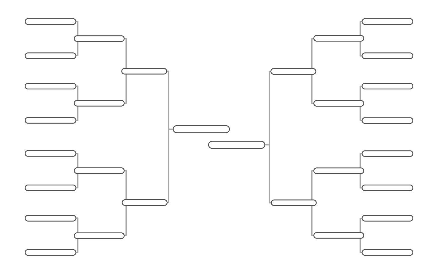Simple tournament bracket template, a Person Illustration by BestPics