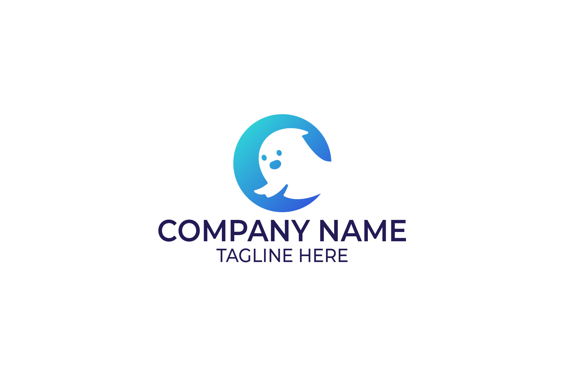 Ghost Logo Design | Branding & Logo Templates ~ Creative Market