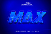 Max 3D Editable psd Text Effect, an Action Add-On by Md Jahidul99
