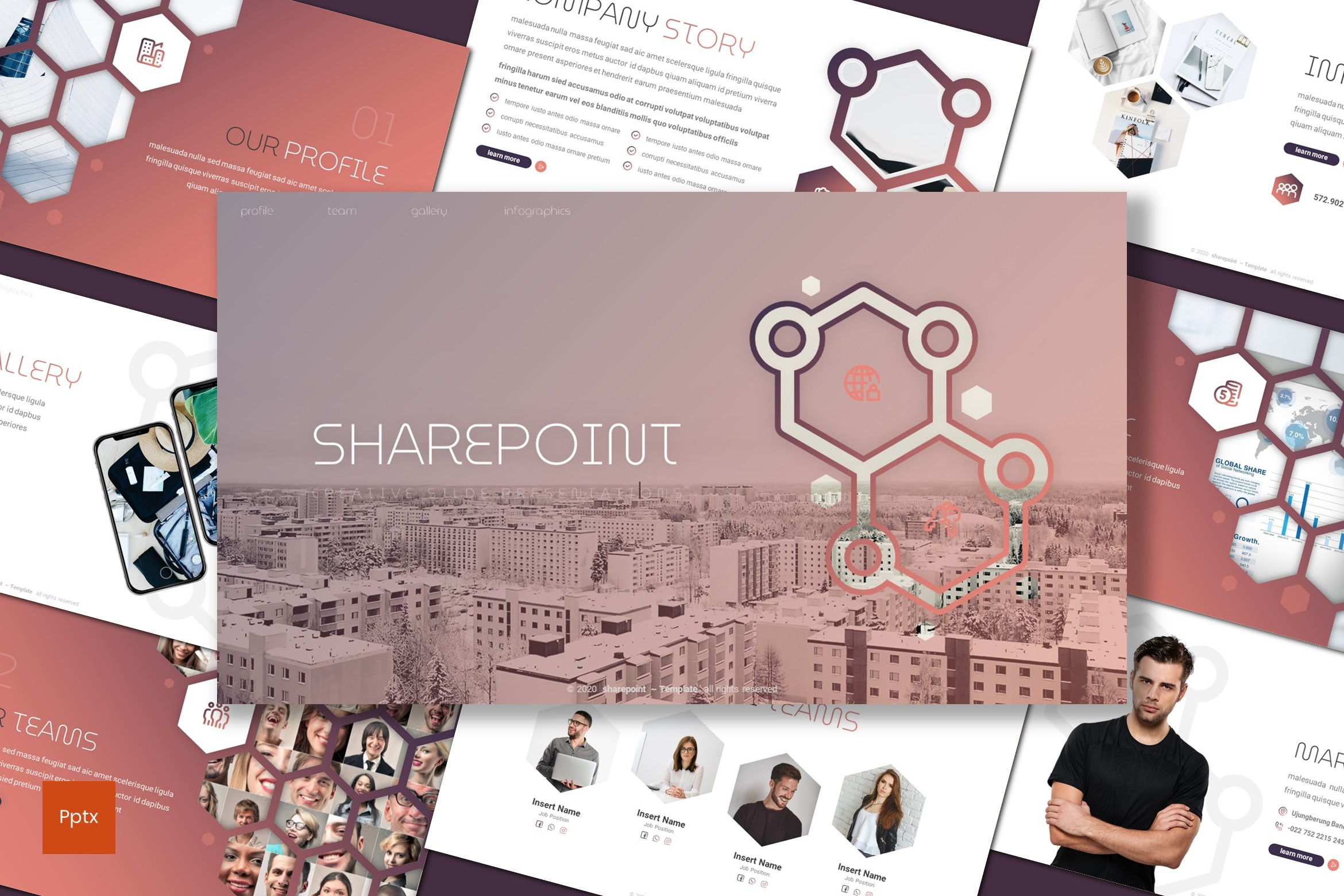 Sharepoint - Powerpoint Template, a Presentation Template by inspirasign