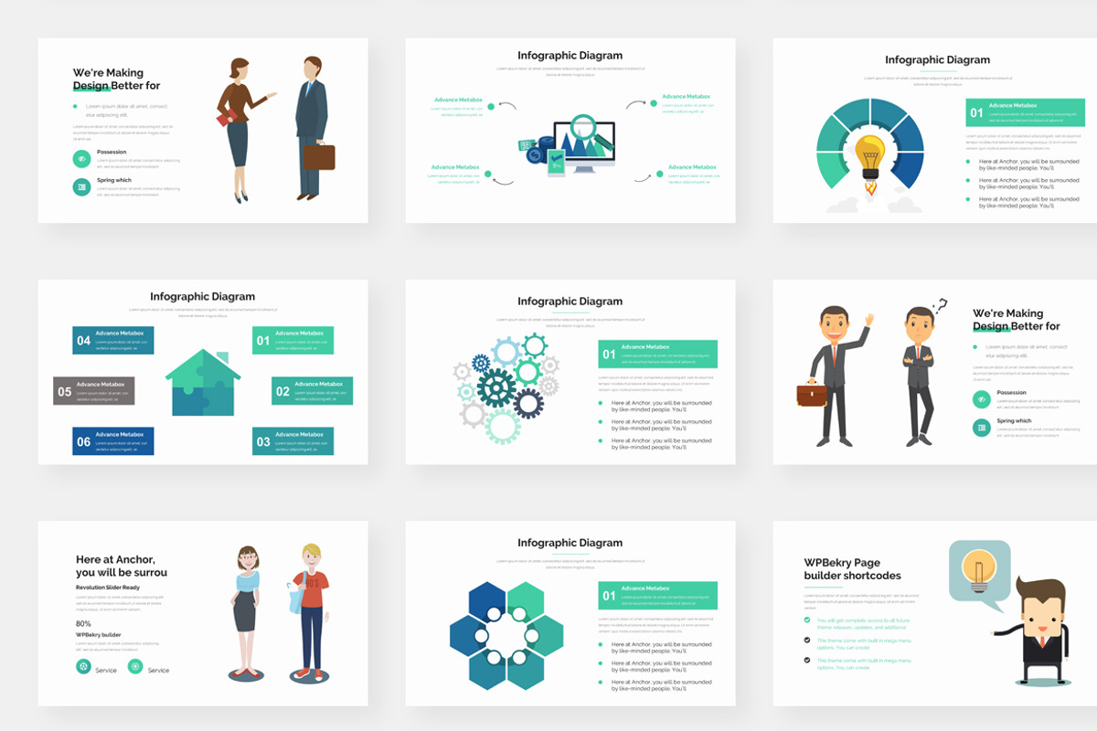 Complex System Google Slide Template, a Presentation Template by One ...