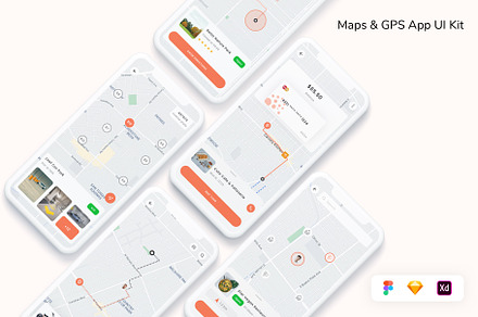 Shipping & Cargo Tracking App UI Kit, an App Template by Betush