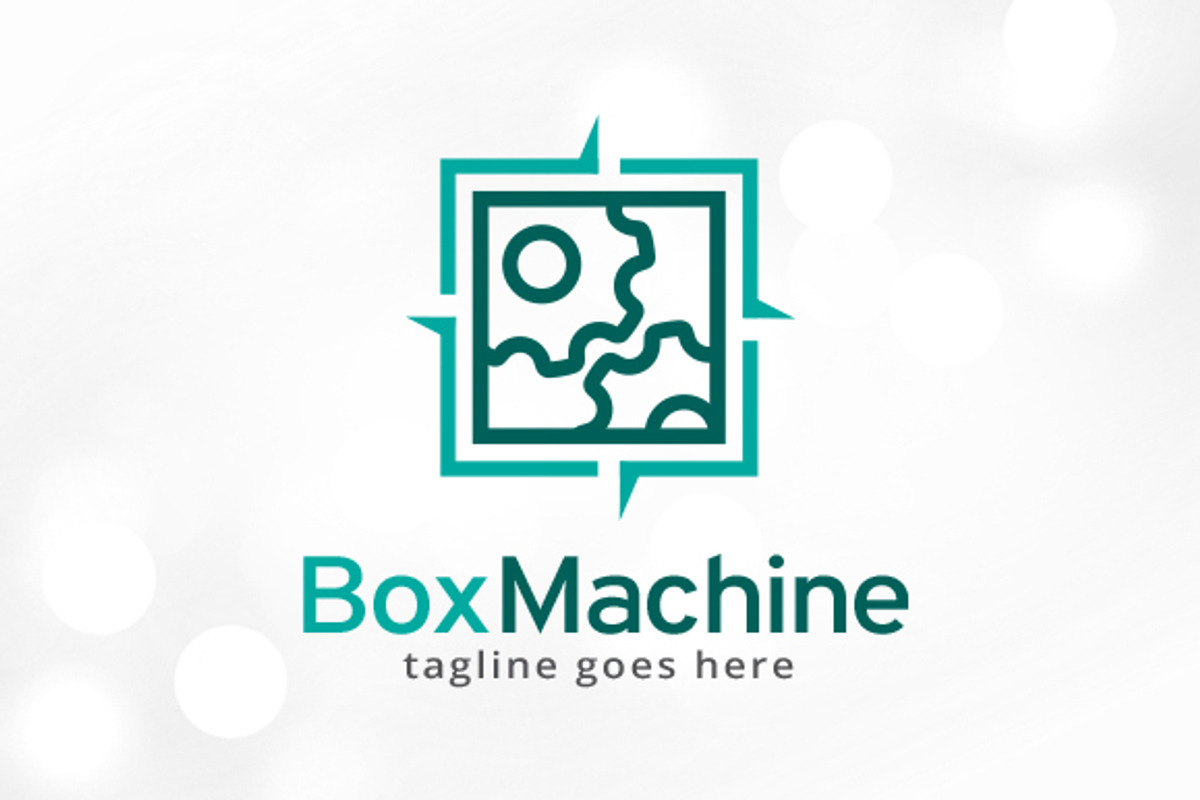 Machine Logo Template, a Branding & Logo Template by gunaonedesign