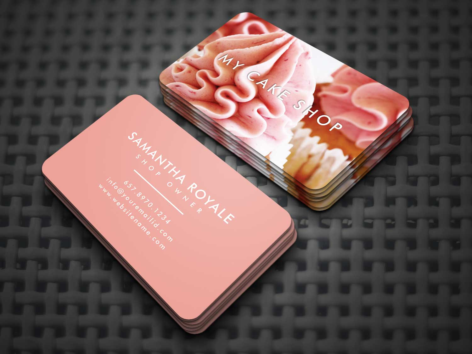 Cake or sweet shop beautiful card, a Business Card Template by Creative ...