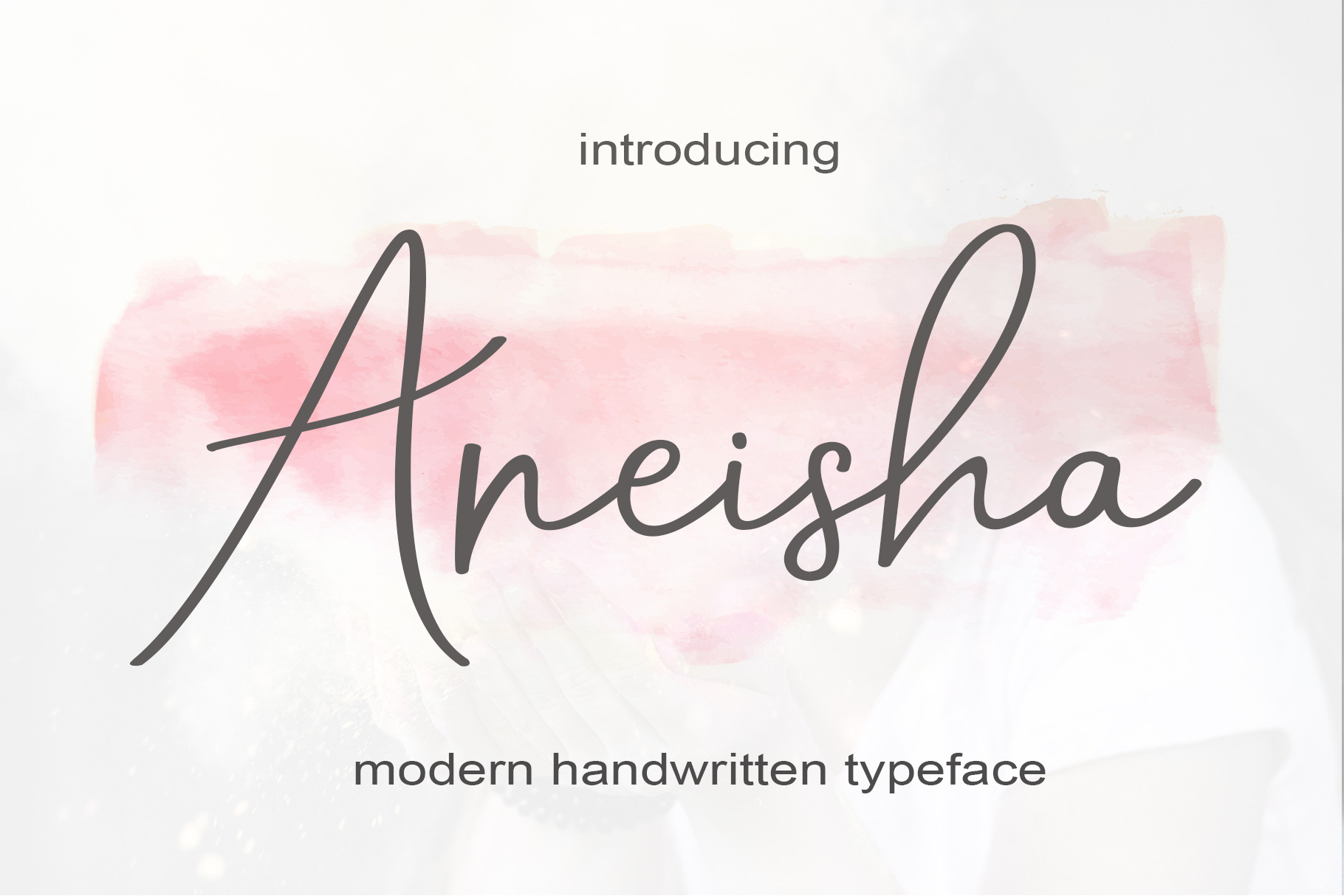 Aneisha Script, a Script Font by MrLetters