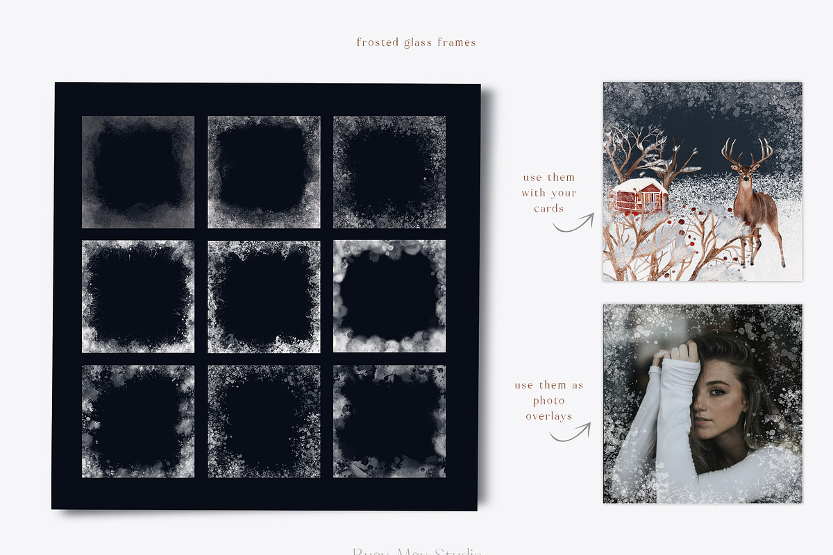 Huge Winter Woodland Scene Creator, an Animal Illustration by Busy May ...